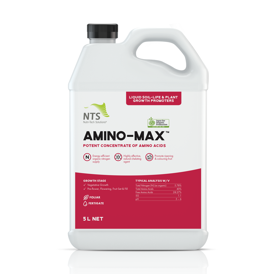 Amino-Max™ | Organic Amino Acids and Nitrogen | Liquid Fertiliser ...