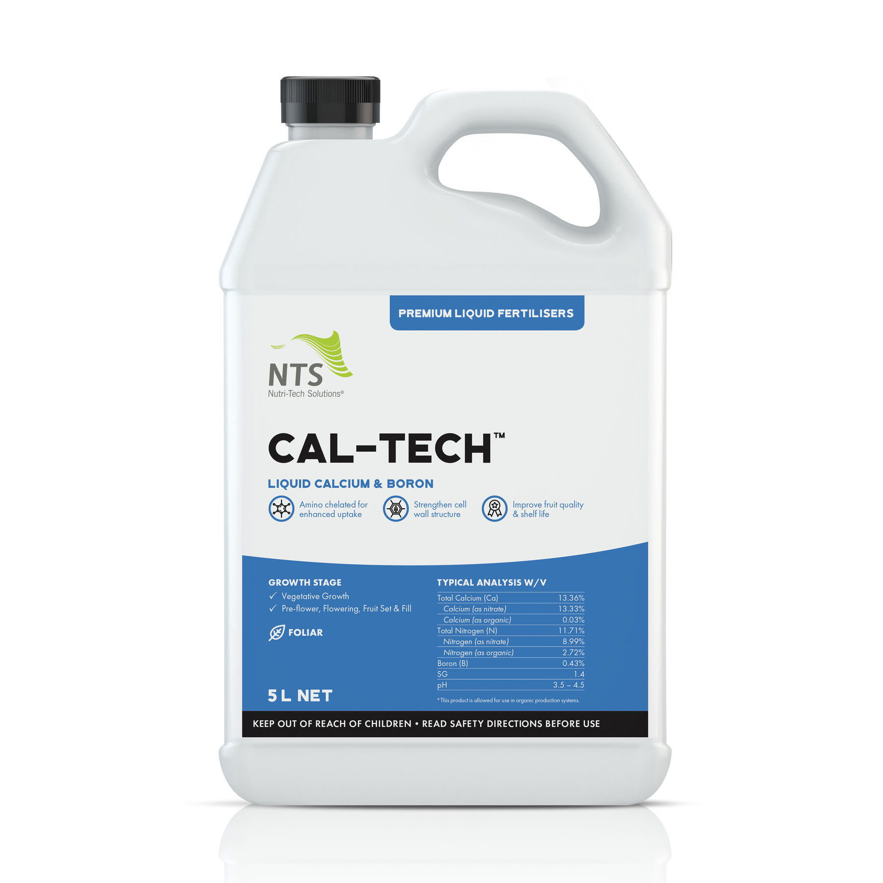 Cal-Tech™ | Amino Chelated Calcium and Boron Fertiliser – Nutri-Tech ...