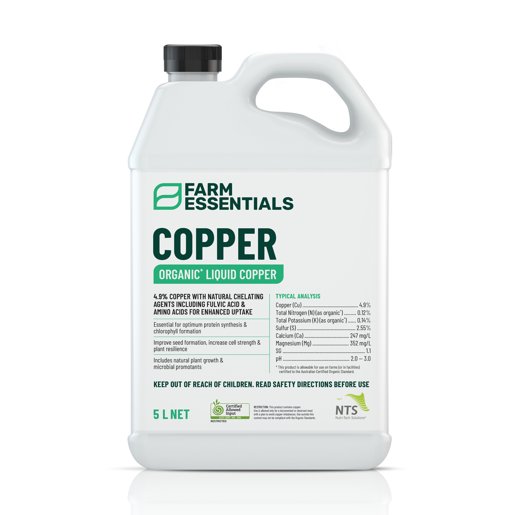 Copper Essentials™ | Organic Liquid Copper Fertiliser | NTS – Nutri ...