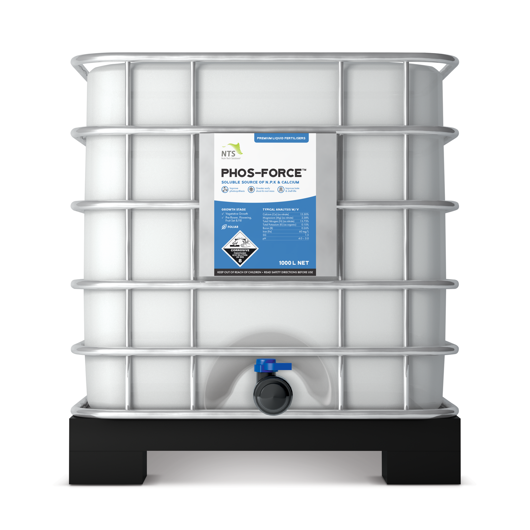 Phos-Force | Phosphate-Based Liquid Fertiliser – Nutri-Tech Solutions ...