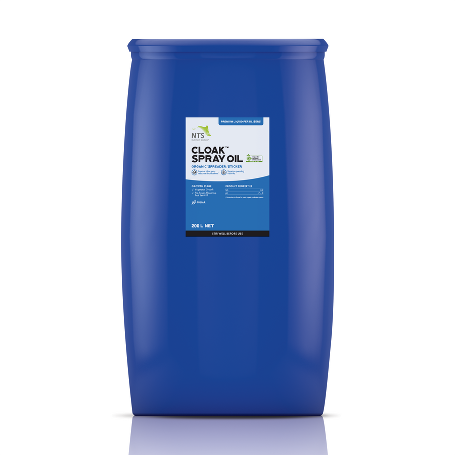 Cloak™ Spray Oil | Spreader & Sticker | Improve Rainfastness – Nutri ...