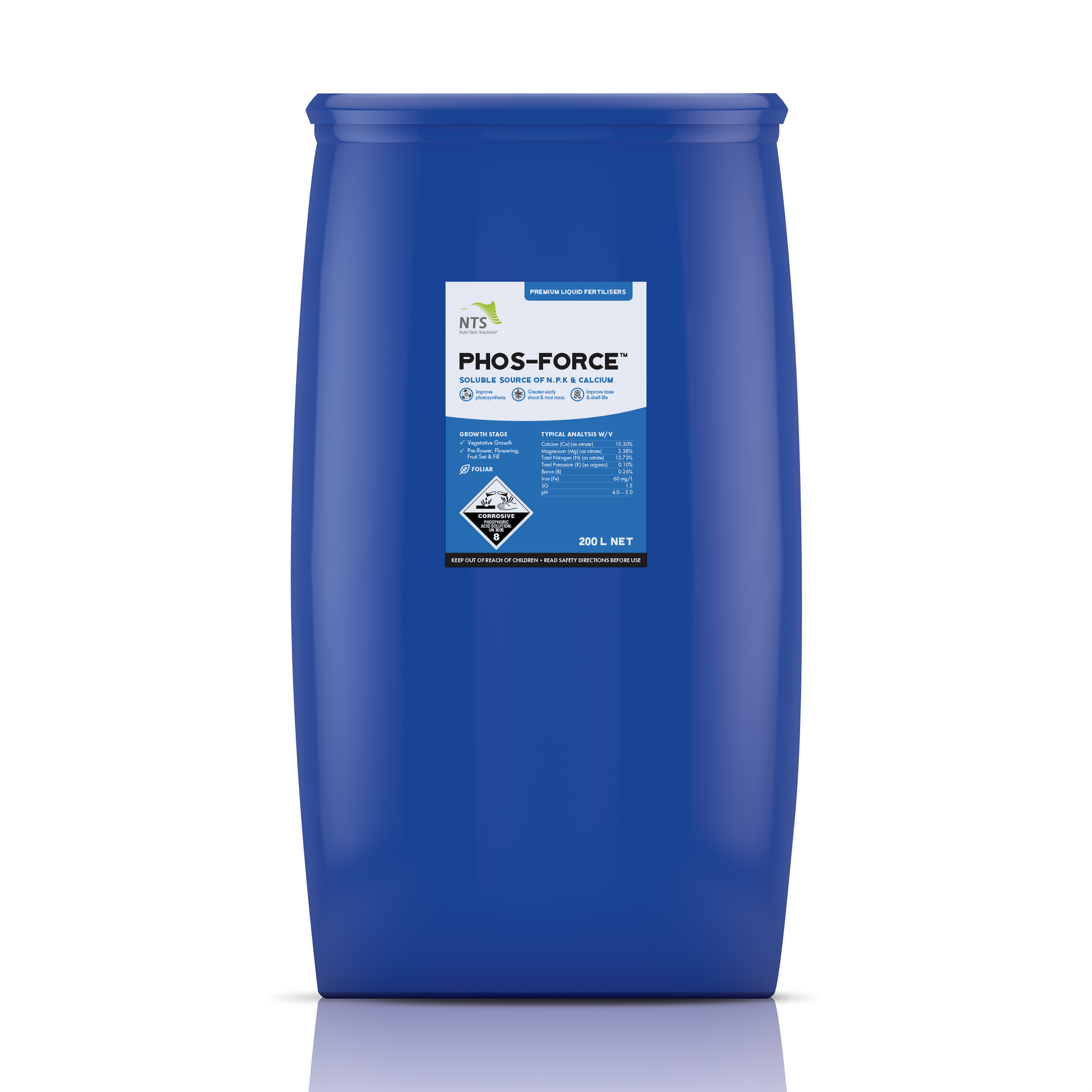 Phos-Force | Phosphate-Based Liquid Fertiliser – Nutri-Tech Solutions Pty Ltd