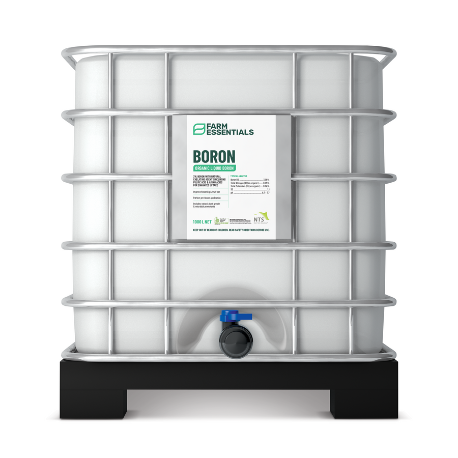 Boron Essentials™ | Organic Liquid Boron Fertiliser | NTS – Nutri-Tech ...