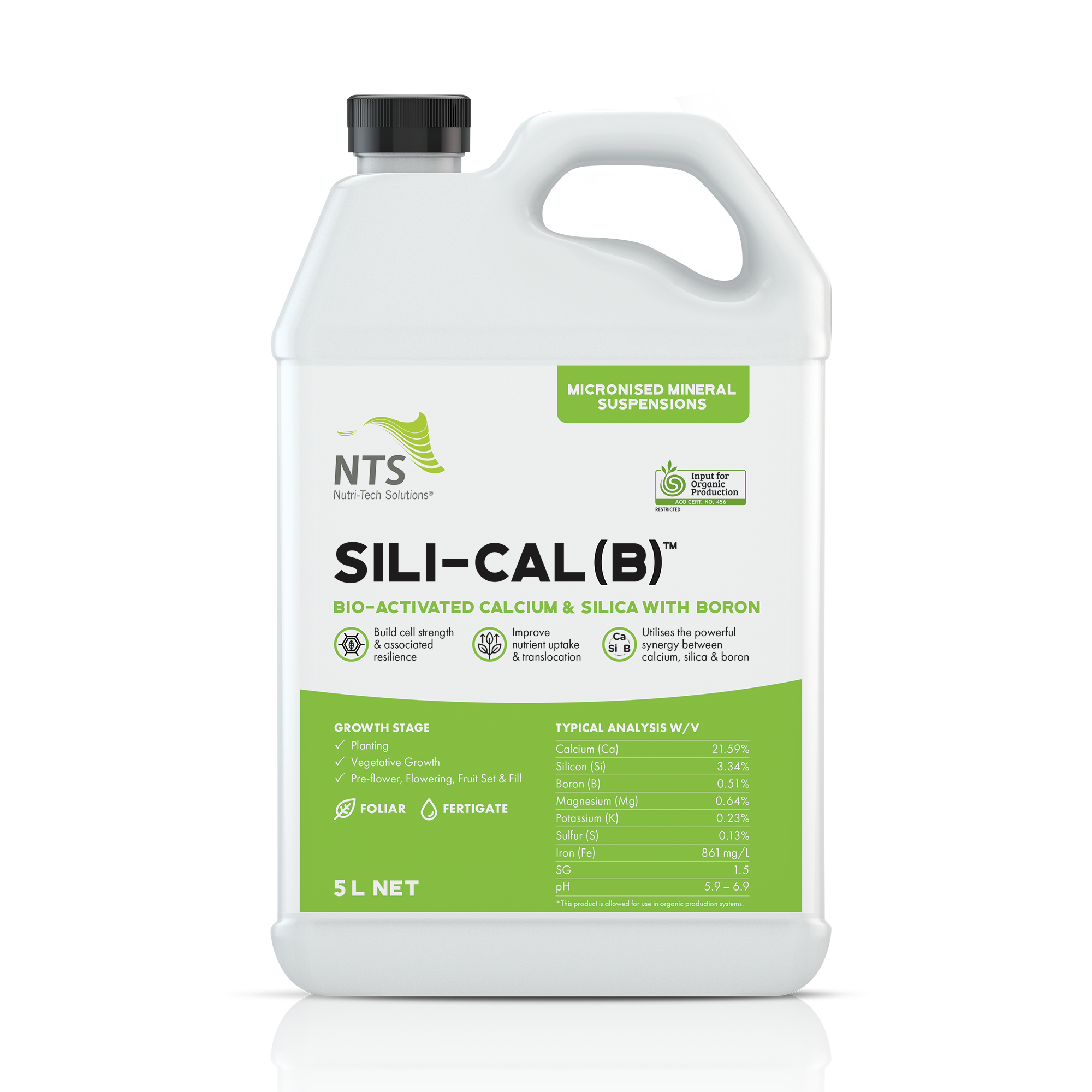 Sili-Cal (B)™ | Liquid Micronised Calcium, Silica and Boron – Nutri ...