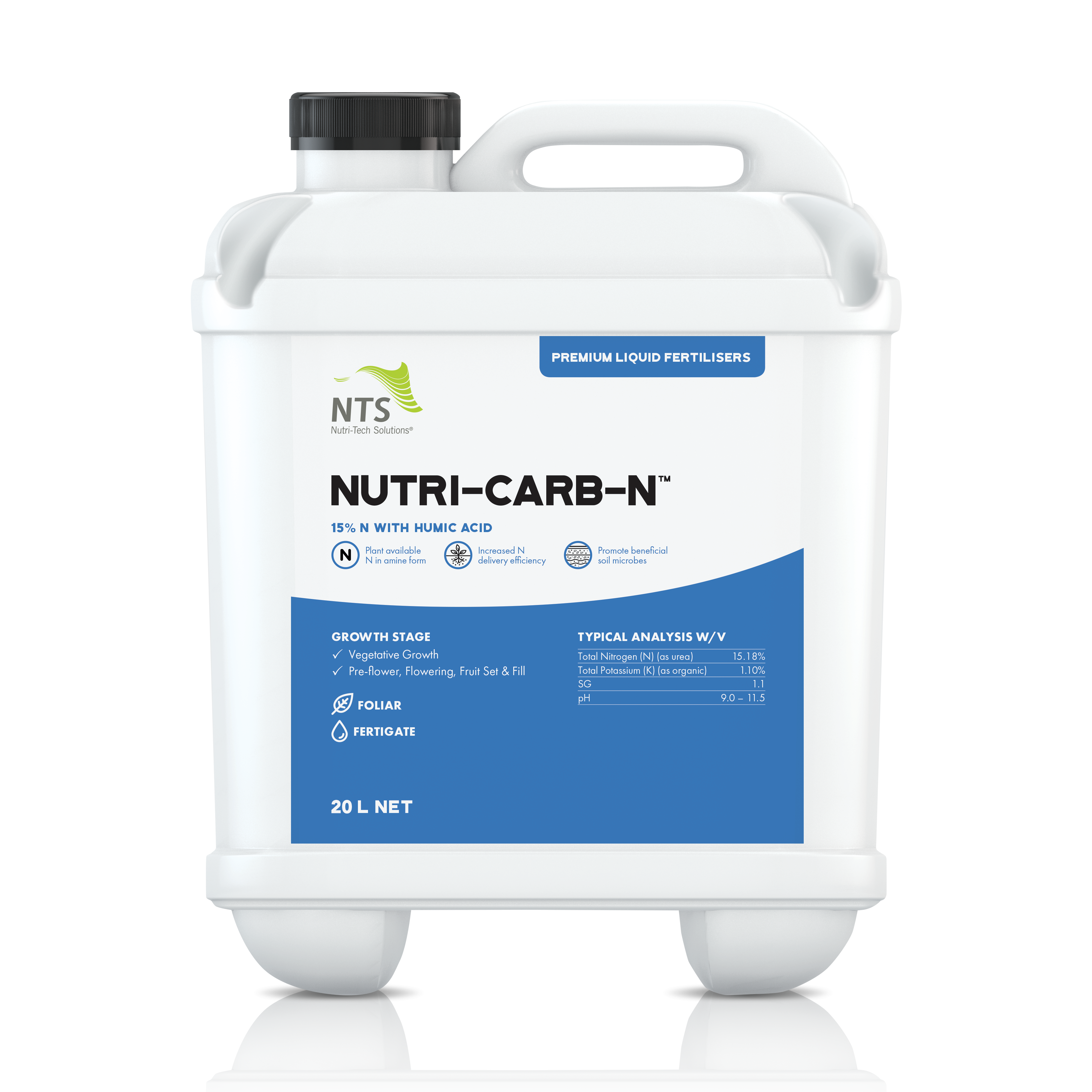 Nutri-Carb-N™ | Humic Acid Stabilised Nitrogen Fertiliser – Nutri-Tech ...