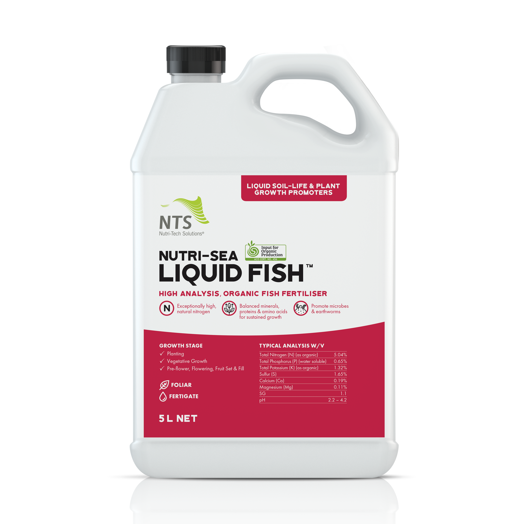 Nutri-Sea Liquid Fish™ | Organic High-Nitrogen Fish Fertiliser – Nutri-Tech Solutions Pty Ltd