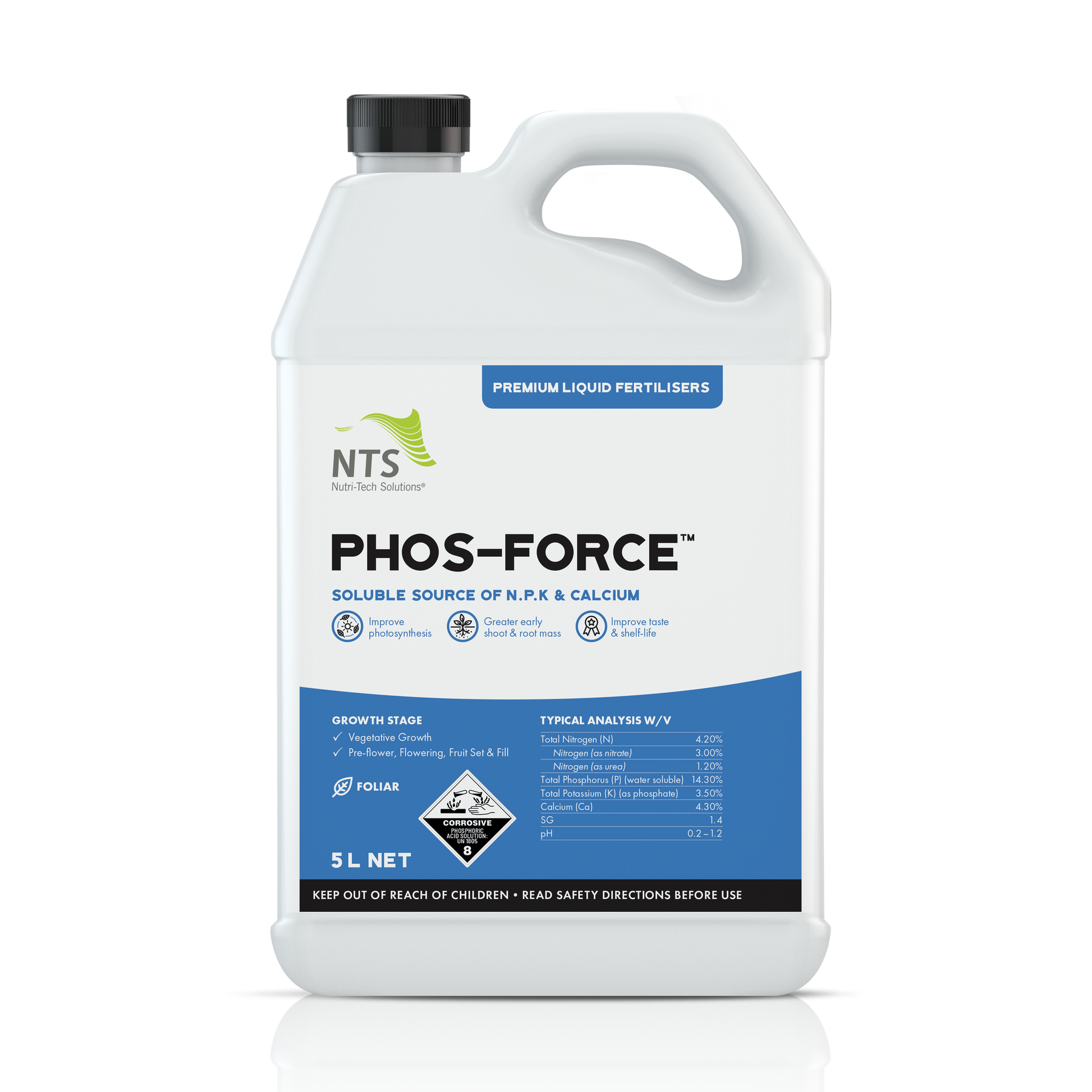 Phos-Force | Phosphate-Based Liquid Fertiliser – Nutri-Tech Solutions ...