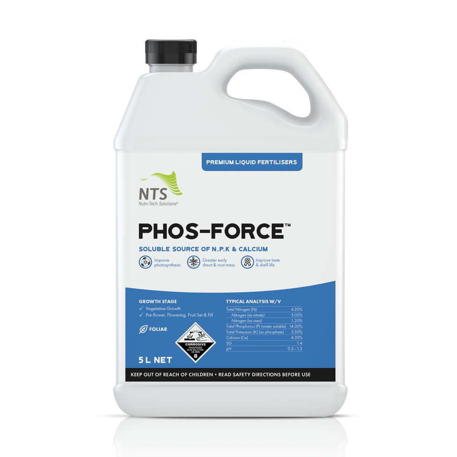Phos-Force | Phosphate-Based Liquid Fertiliser – Nutri-Tech Solutions ...